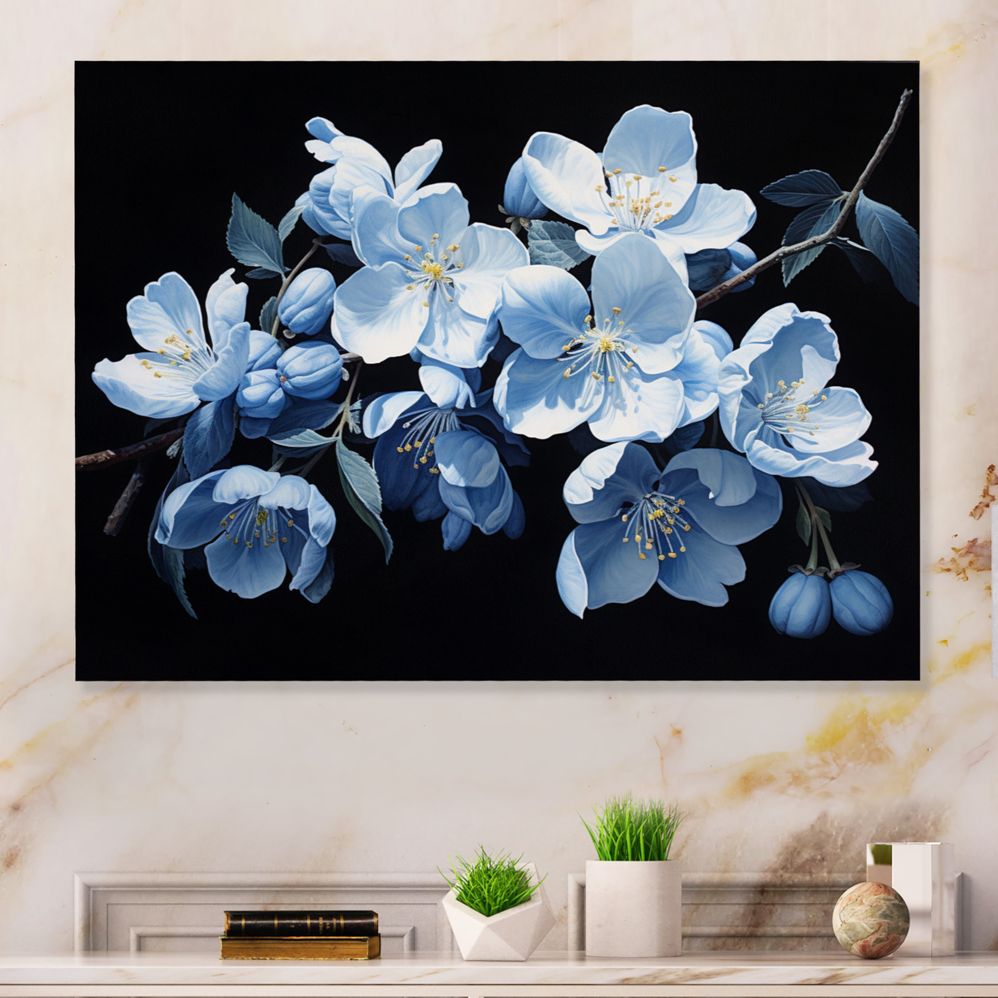 Red Barrel Studio Apple Blossom Monochromatic Elegance IV - Apple ...
