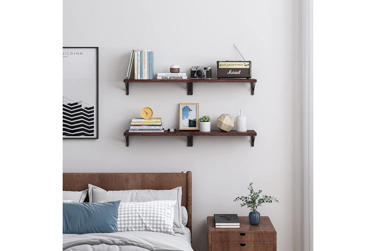 20 Ways to Use Shelving Over Your Bed | Wayfair