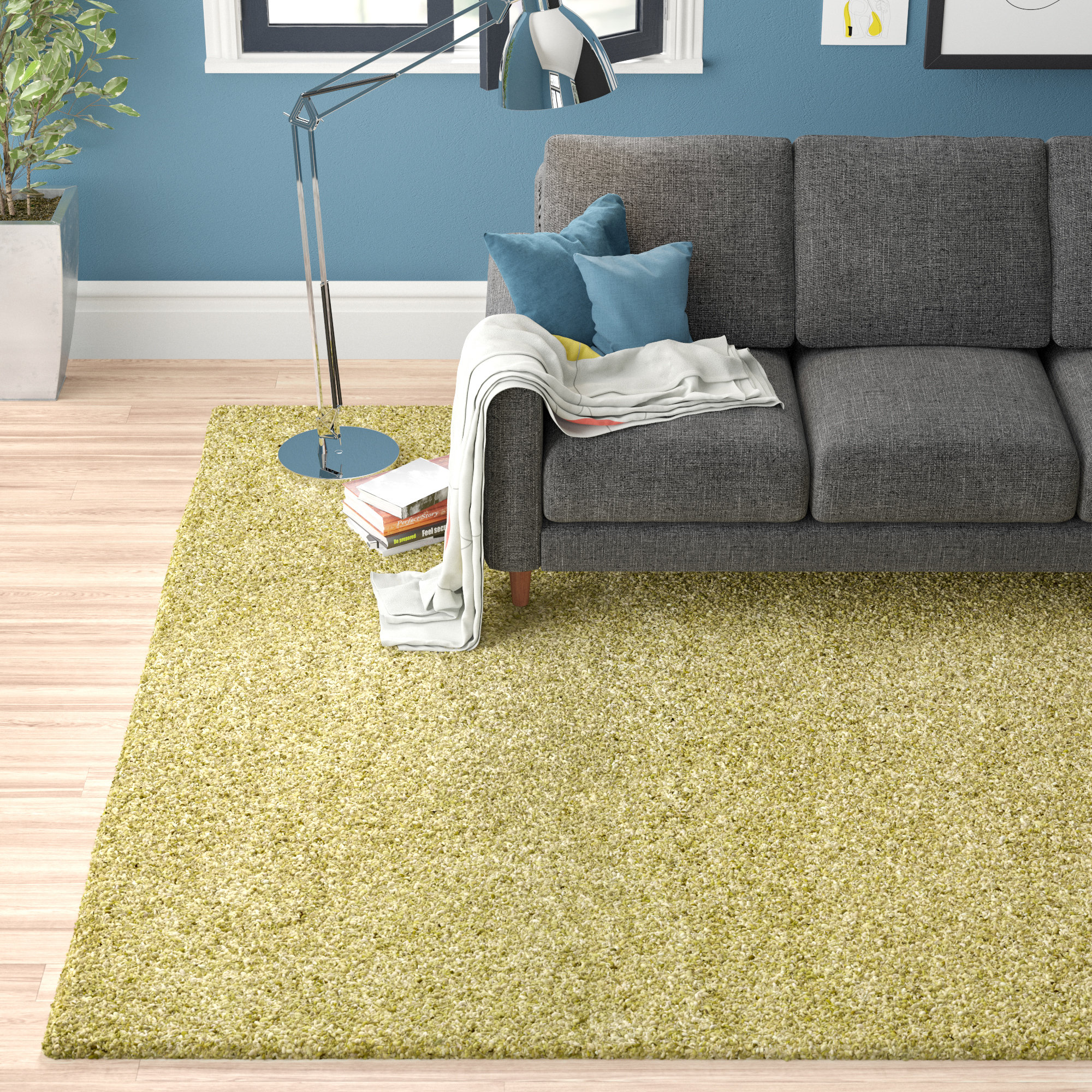 Wade Logan® Assar Solid Color Rug & Reviews | Wayfair