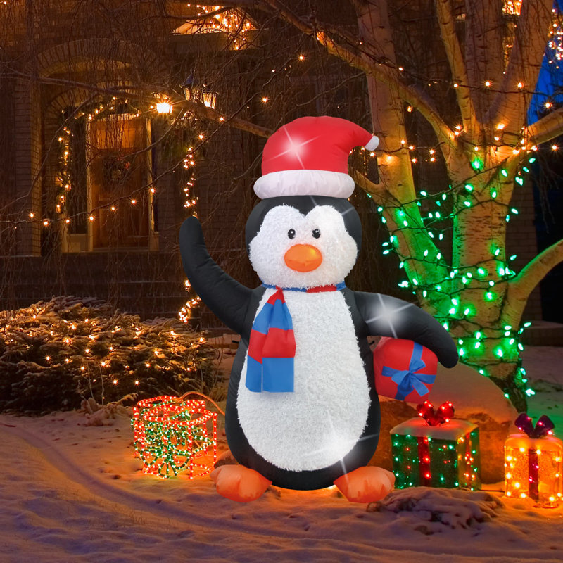 The Holiday Aisle® Outdoor Penguin Inflatable & Reviews | Wayfair