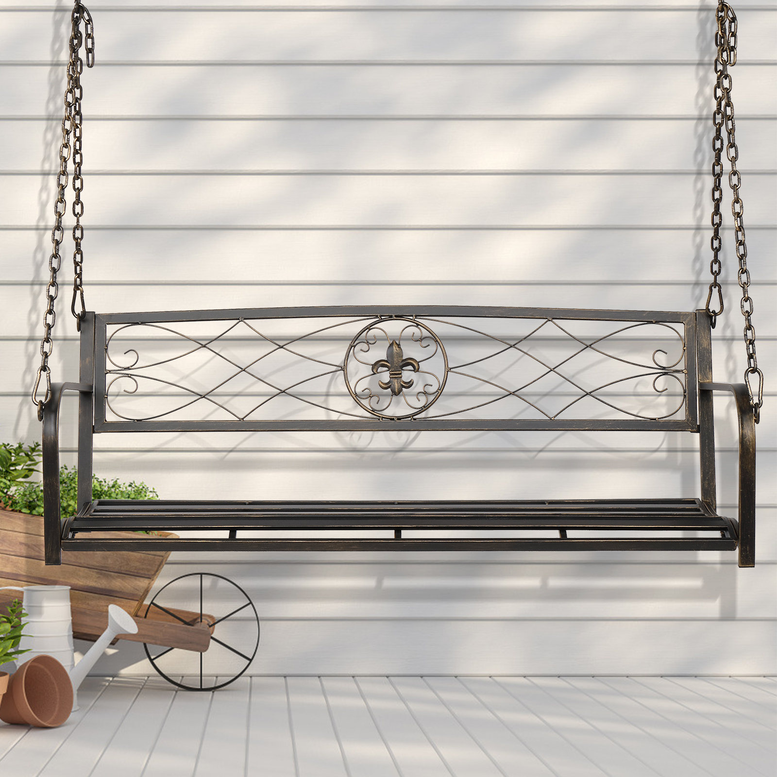 Astoria Grand Outdoor Porch Swing & Reviews | Wayfair