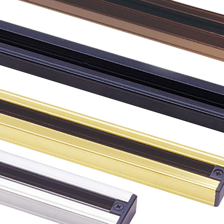 Benjara 8 Feet Metal 3 Wire Track Lighting Extension Rod, Rustic Grey ...