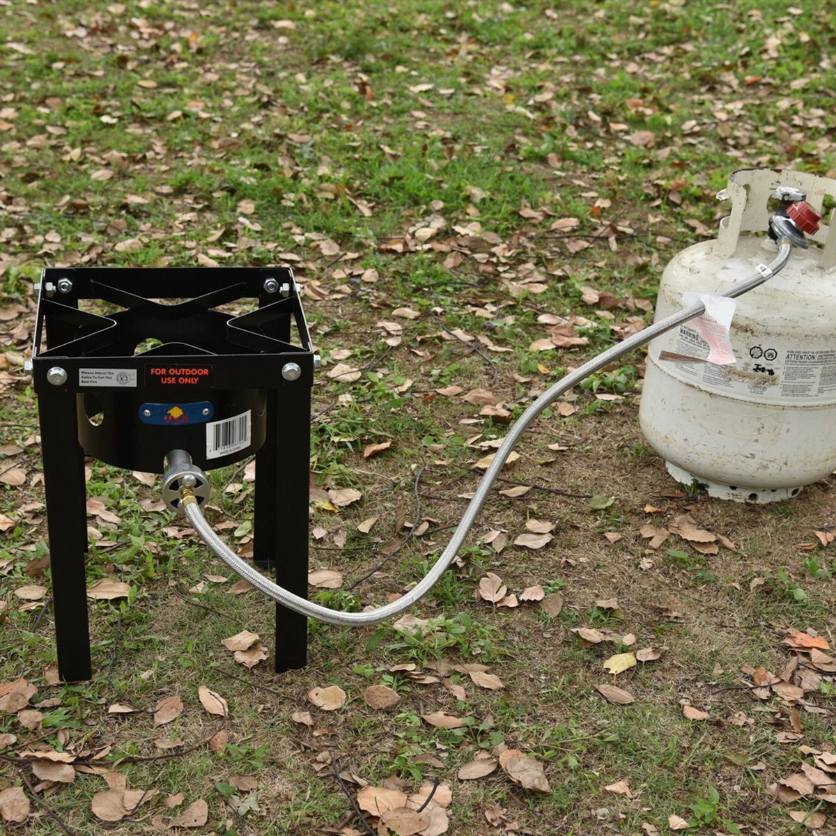 ARC Propane Burner 37,000 BTU Stove Cast Iron Gas Cooker Stove Outdoor ...