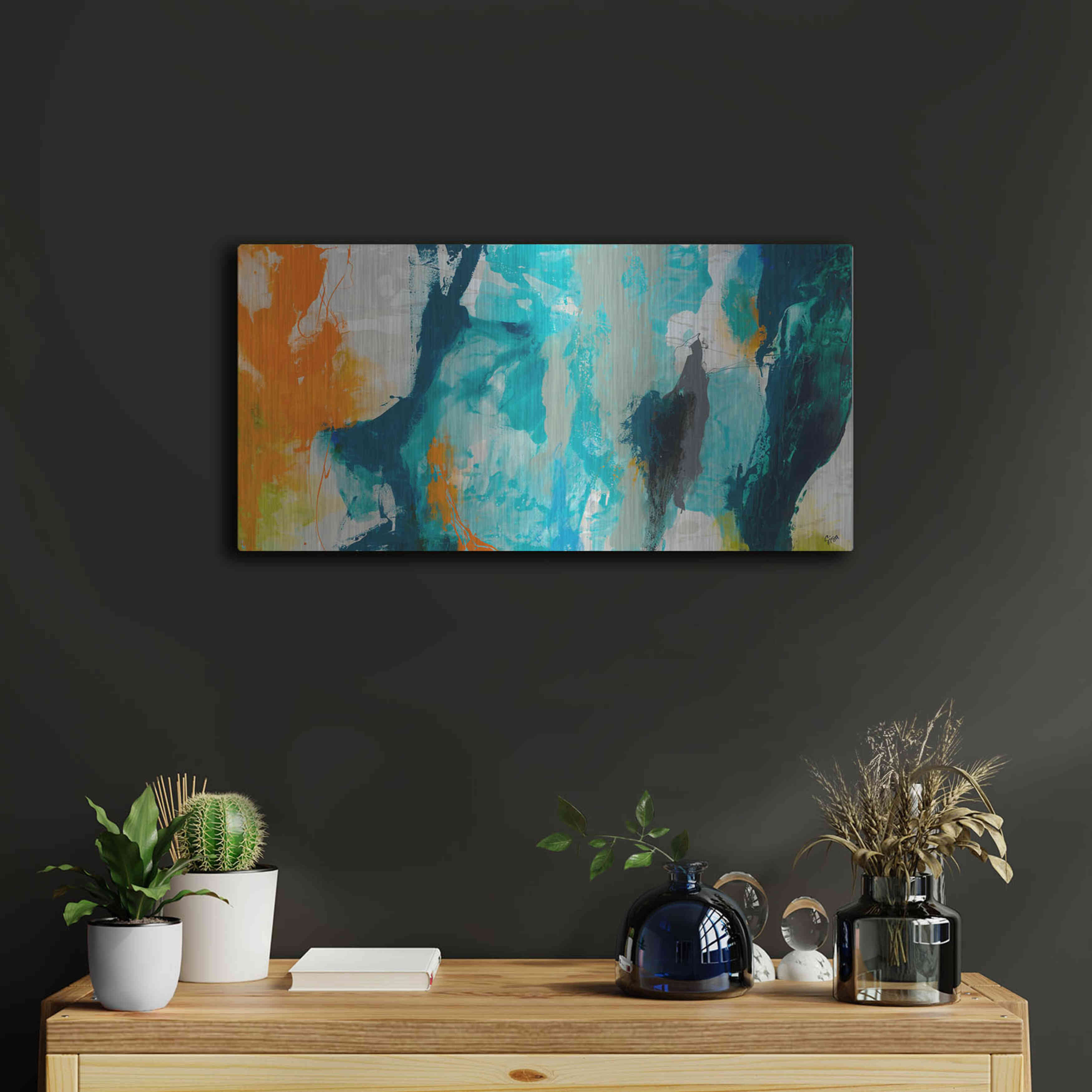 Brayden Studio® 'Tidal Abstract II' by Sisa Jasper Metal Wall Art | Wayfair