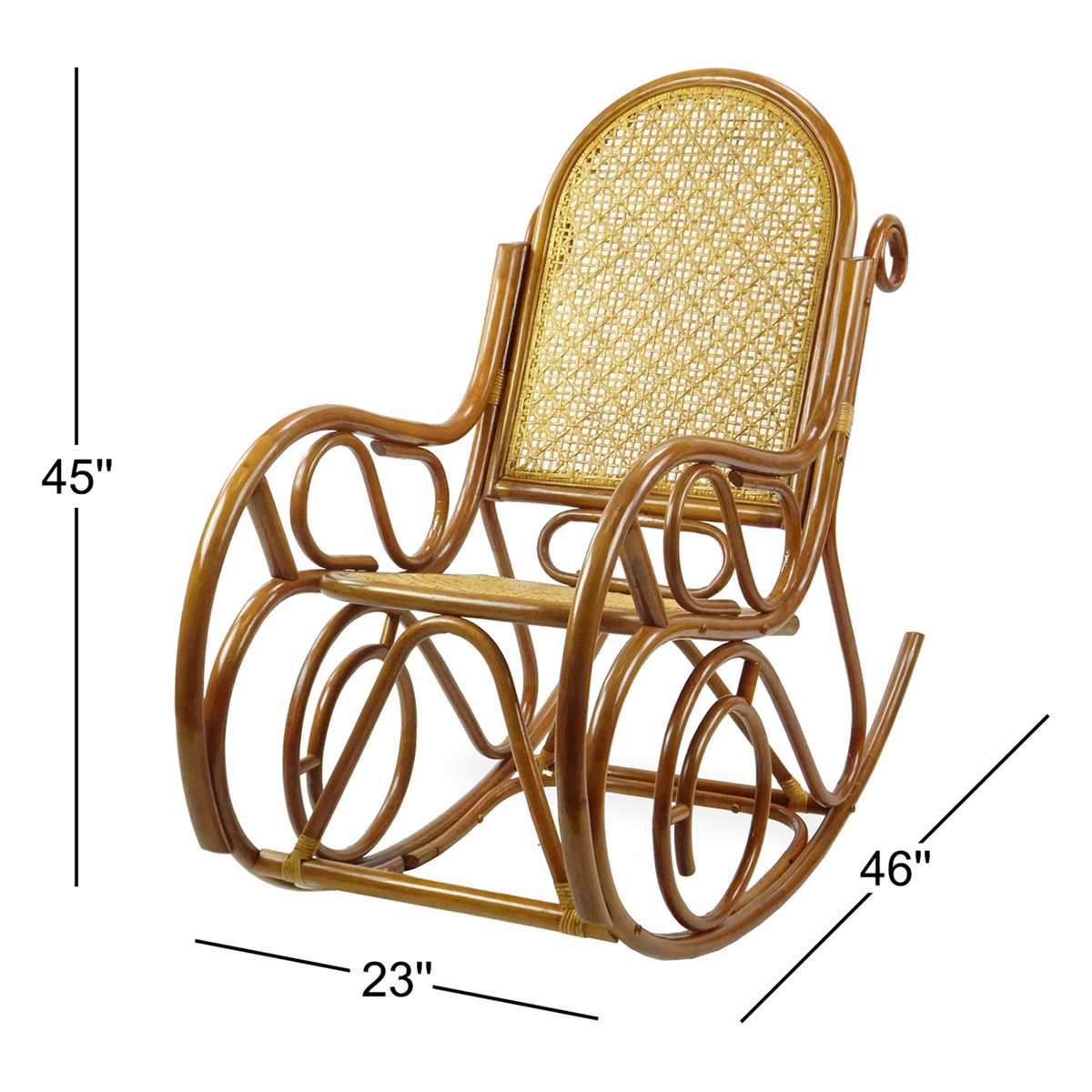 Bayou Breeze Milano Rocking Chair & Reviews | Wayfair