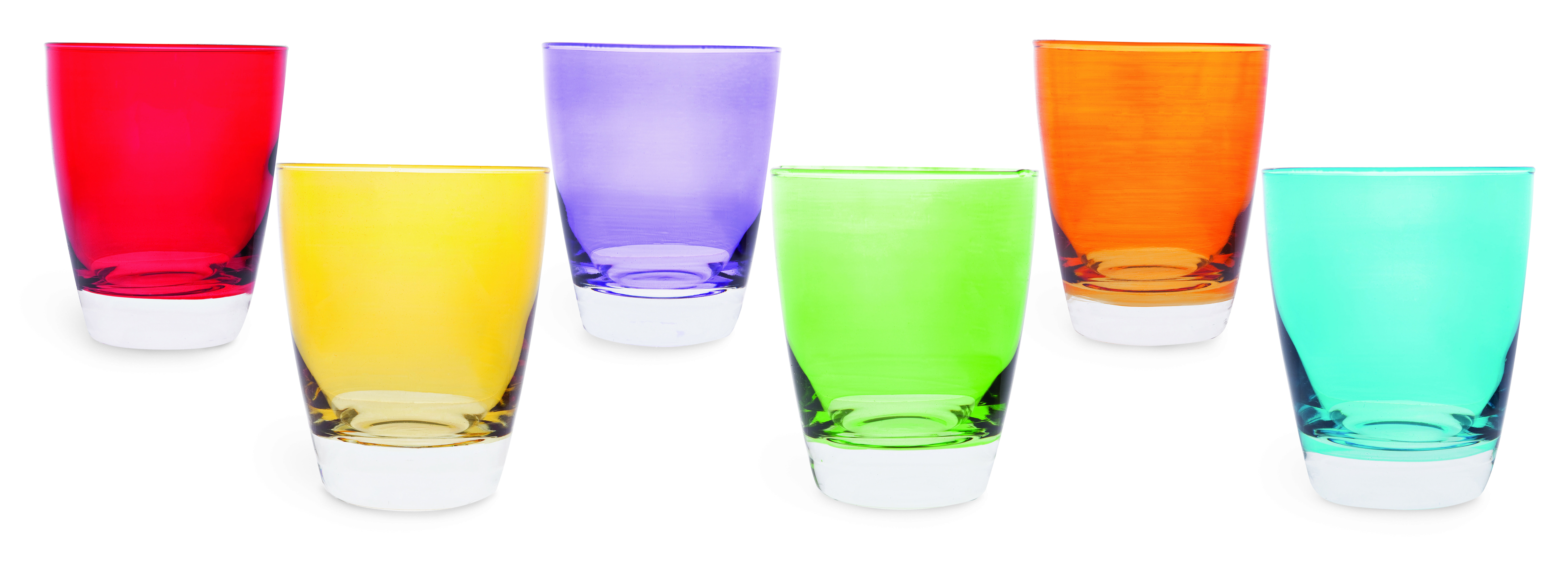 Excelsa Happy Color 280ml Drinking Glass Set & Reviews | Wayfair.co.uk