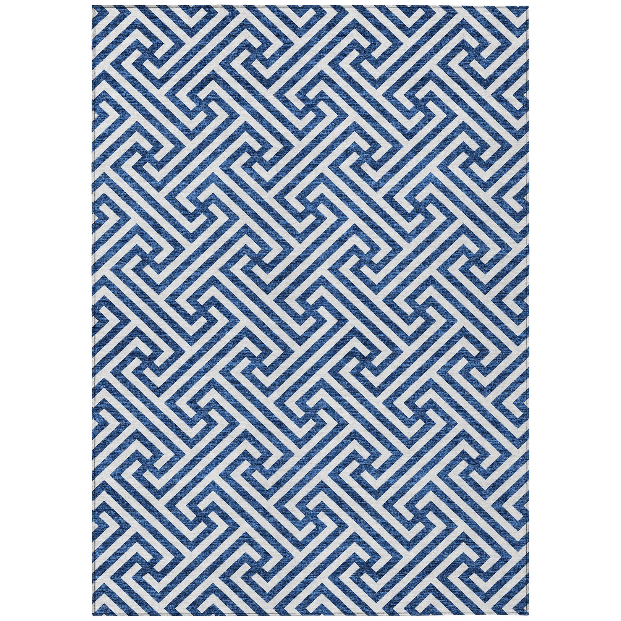 HomeRoots Tapis intérieur lavable à motif géométrique 9 pi x 12 pi ivoire - Wayfair Canada