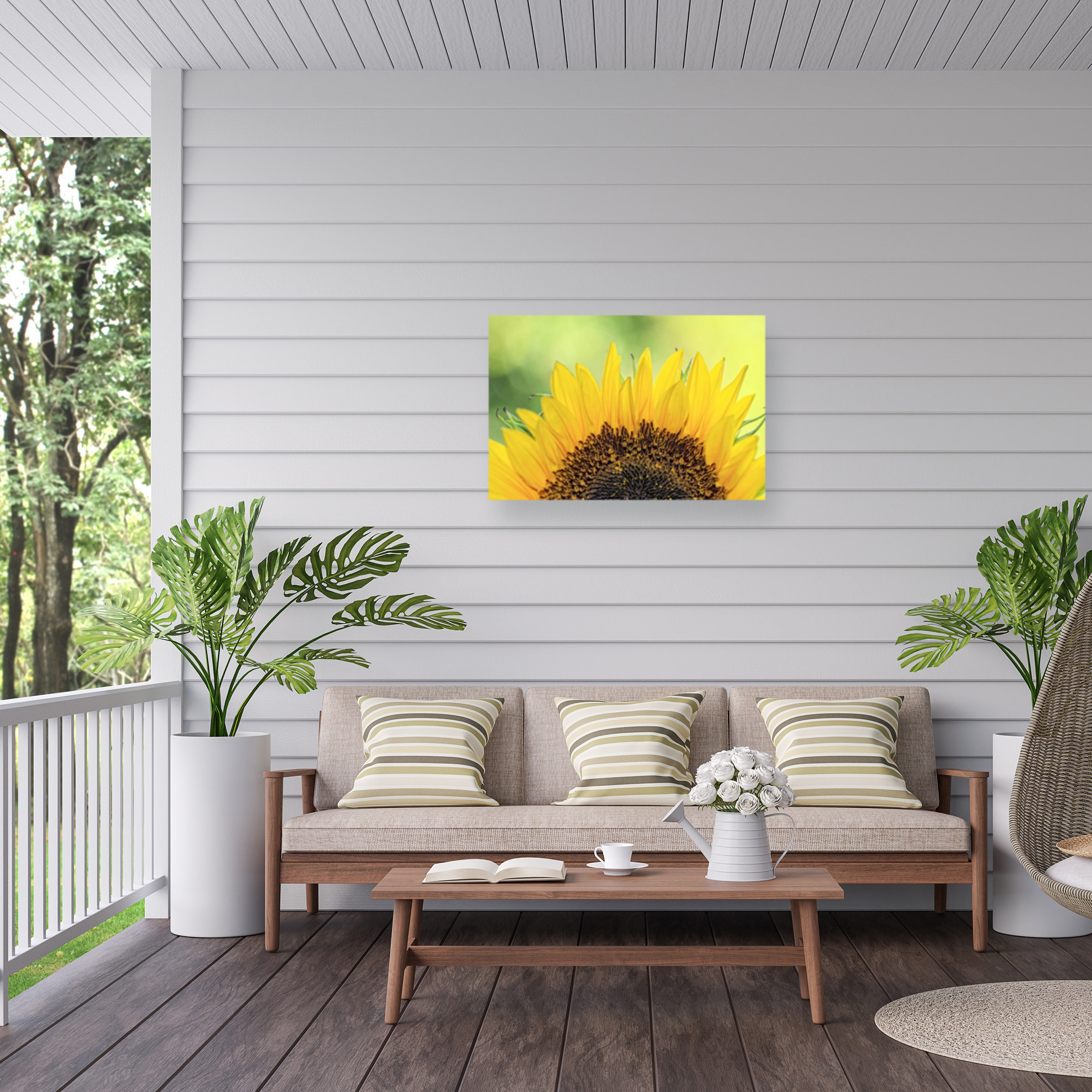 Trademark Fine Art Modern & Contemporary Sunflower 2 On Canvas Print ...