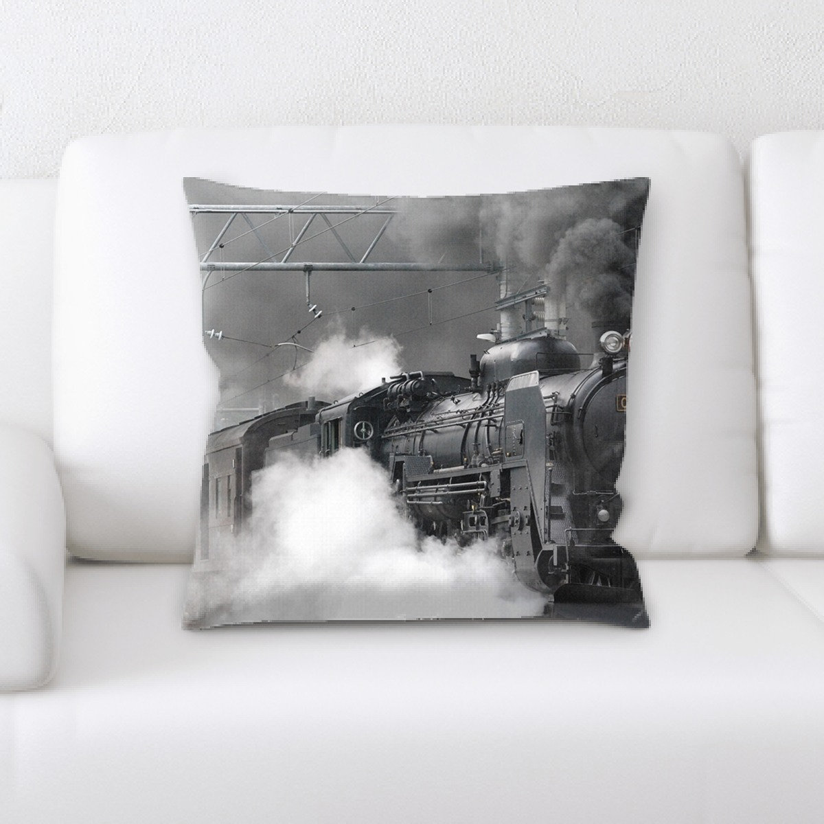 Rug Tycoon Train Throw Pillow | Wayfair