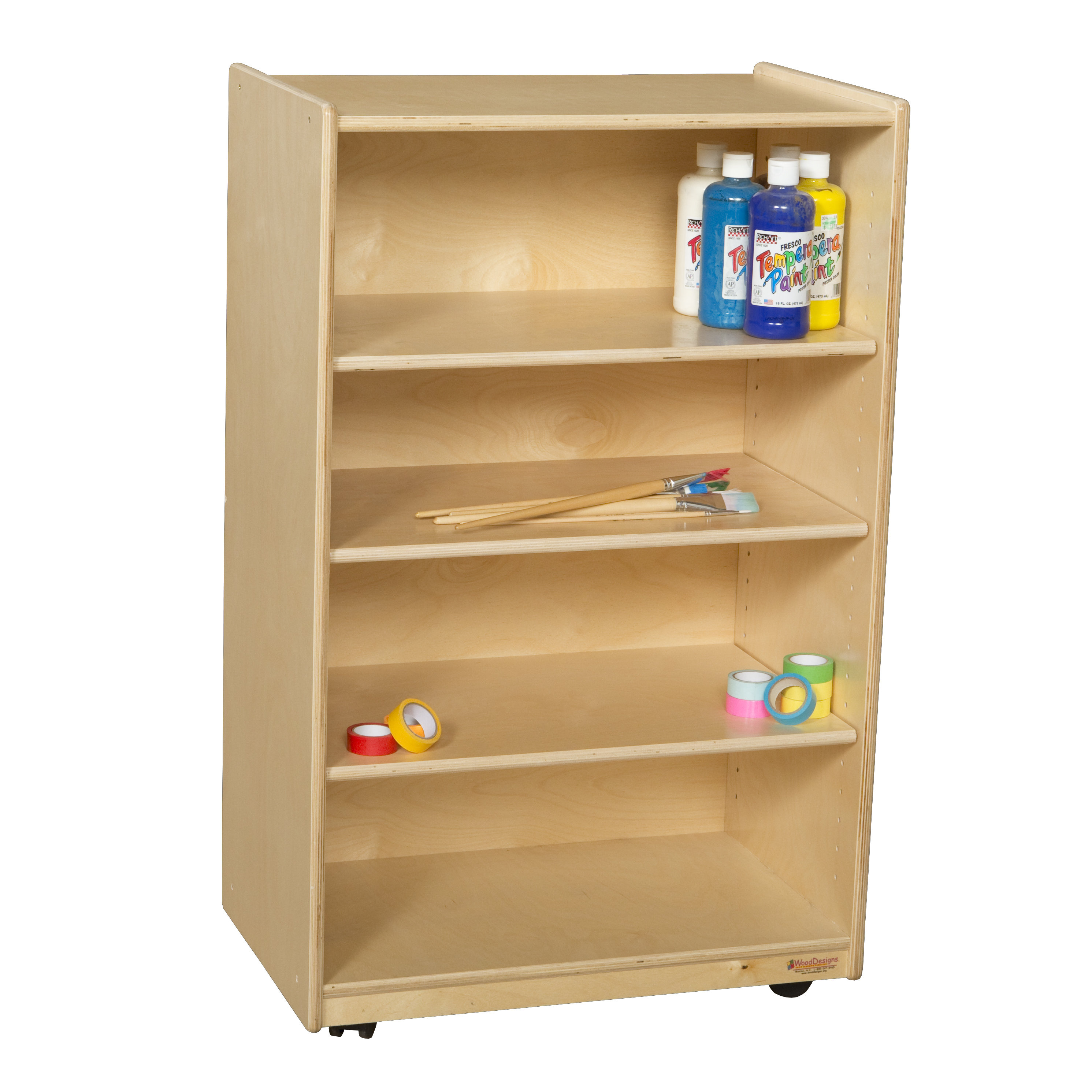 Wood Designs Mobile Shelf Storage | Wayfair
