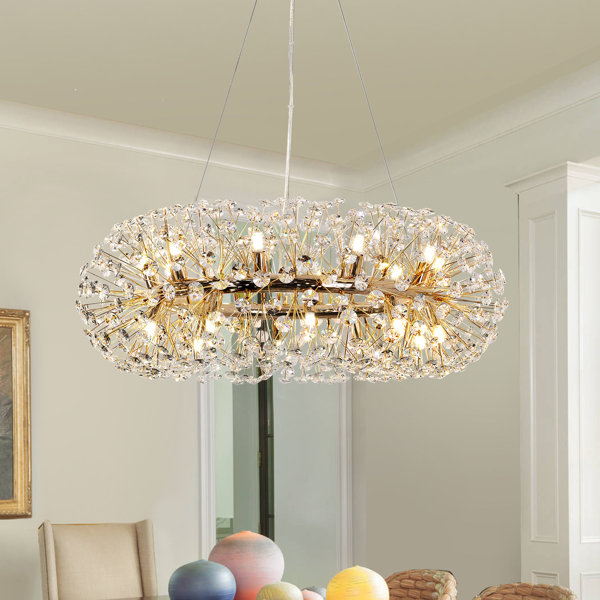 House of Hampton® Jussica 20 - Light Geometric Chandelier - Wayfair Canada