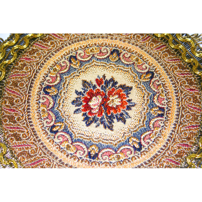 Astoria Grand Ismael Victorian Brocade Accessory 8 Inch Round Doily ...