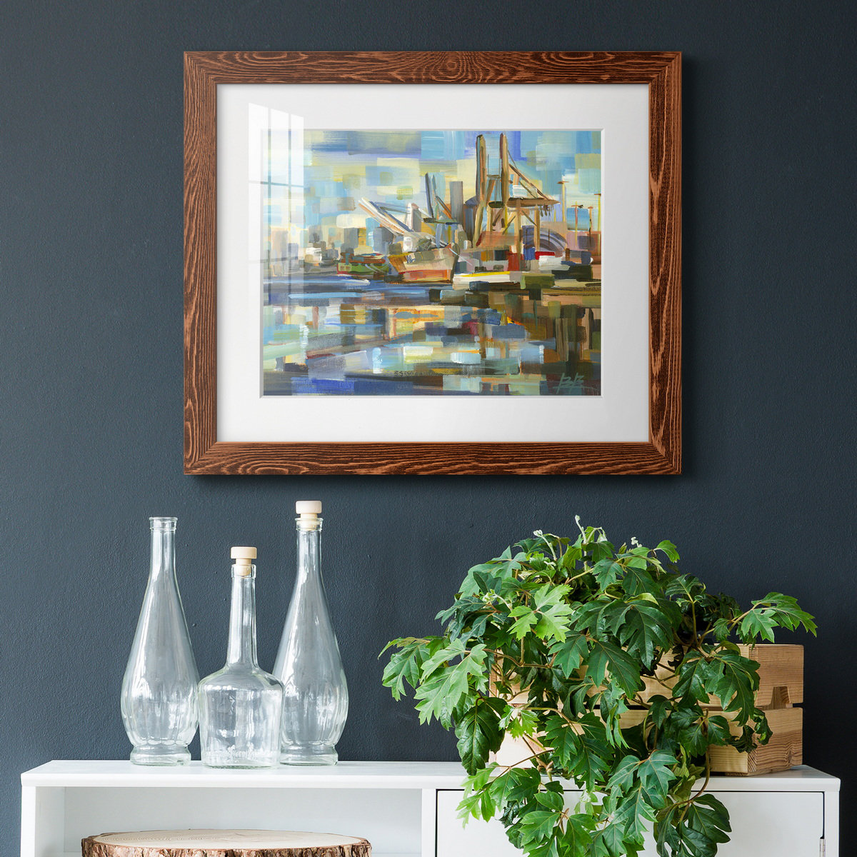 Wrought Studio™ Port of Seattle - Picture Frame Painting Print on Paper ...