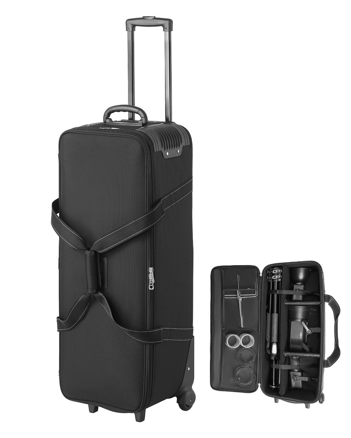Arlmont & Co. Studio Equipment Trolley Case 35.83 x 11.81 x 14 in ...