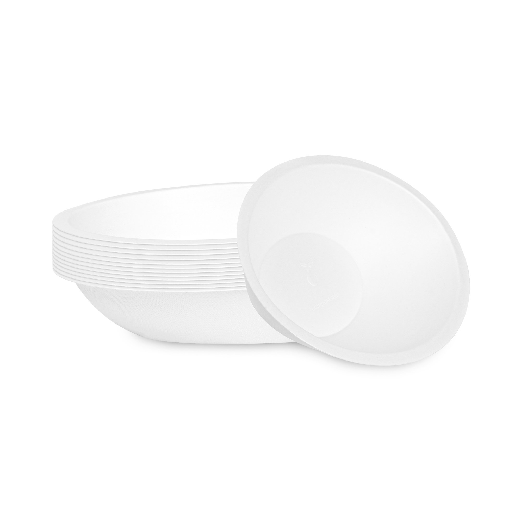 Restaurantware-Pulp Safe 16.2 Ounce Oval Dessert Bowls, 100 No PFAS ...