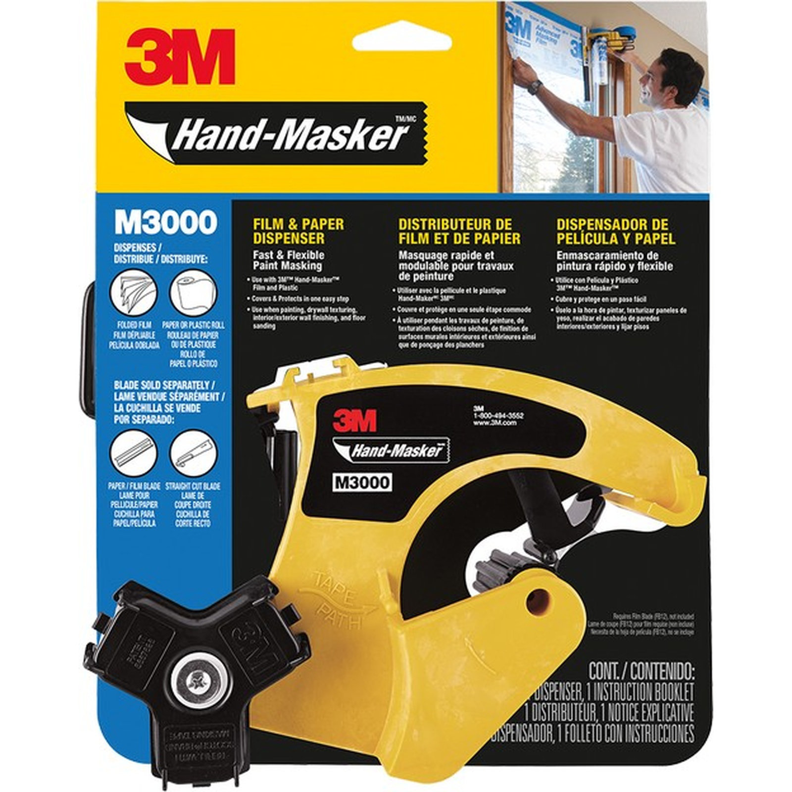 FixtureDisplays 3M M3000 Hand-Masker Dispenser-1PK | Wayfair
