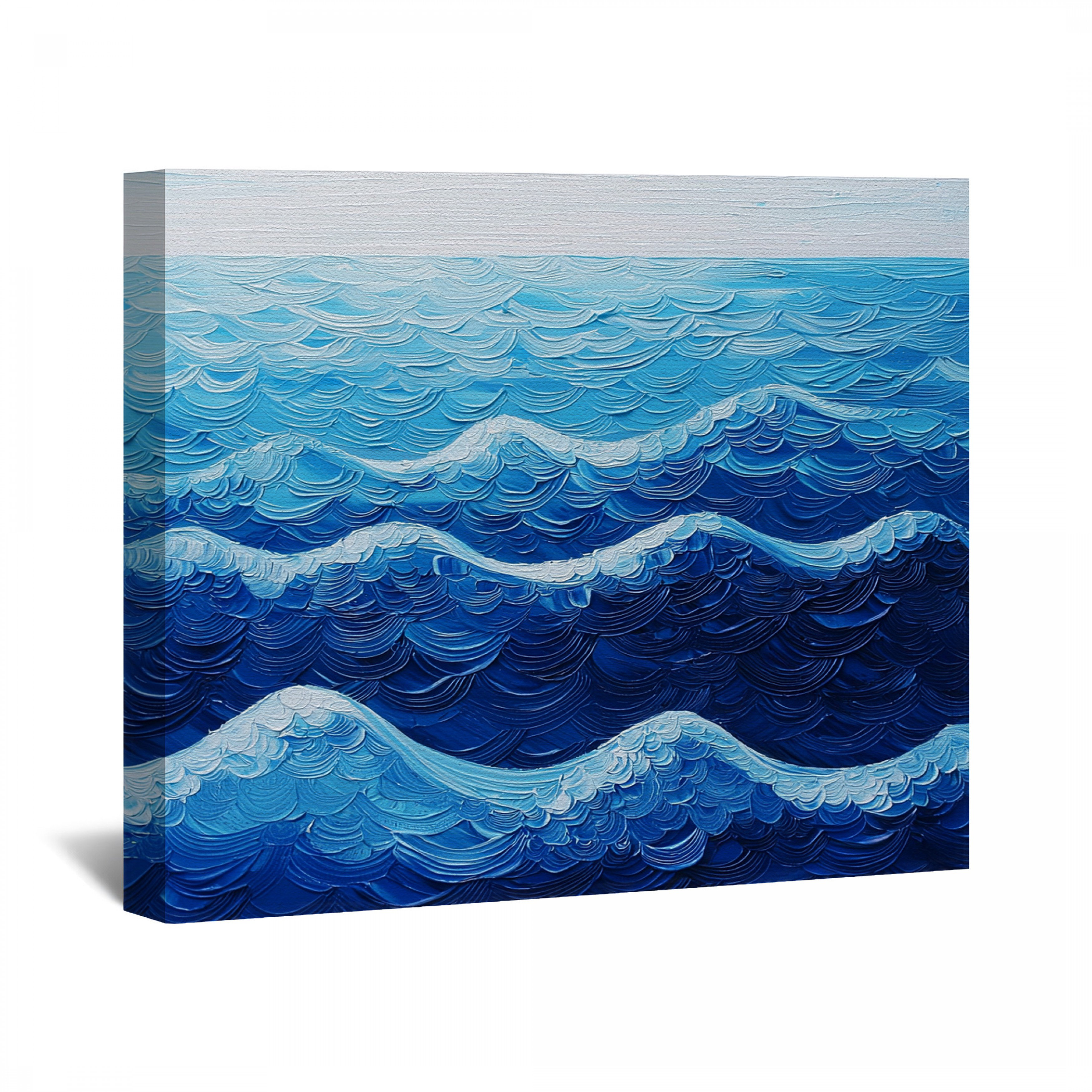 Dovecove Ocean Waves Canvas Wrap - Seascape Wall Decor | Wayfair