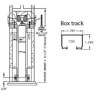 SARTODOORS Sliding French Pocket Door | Planum 0040 Glass | Kit Trims ...