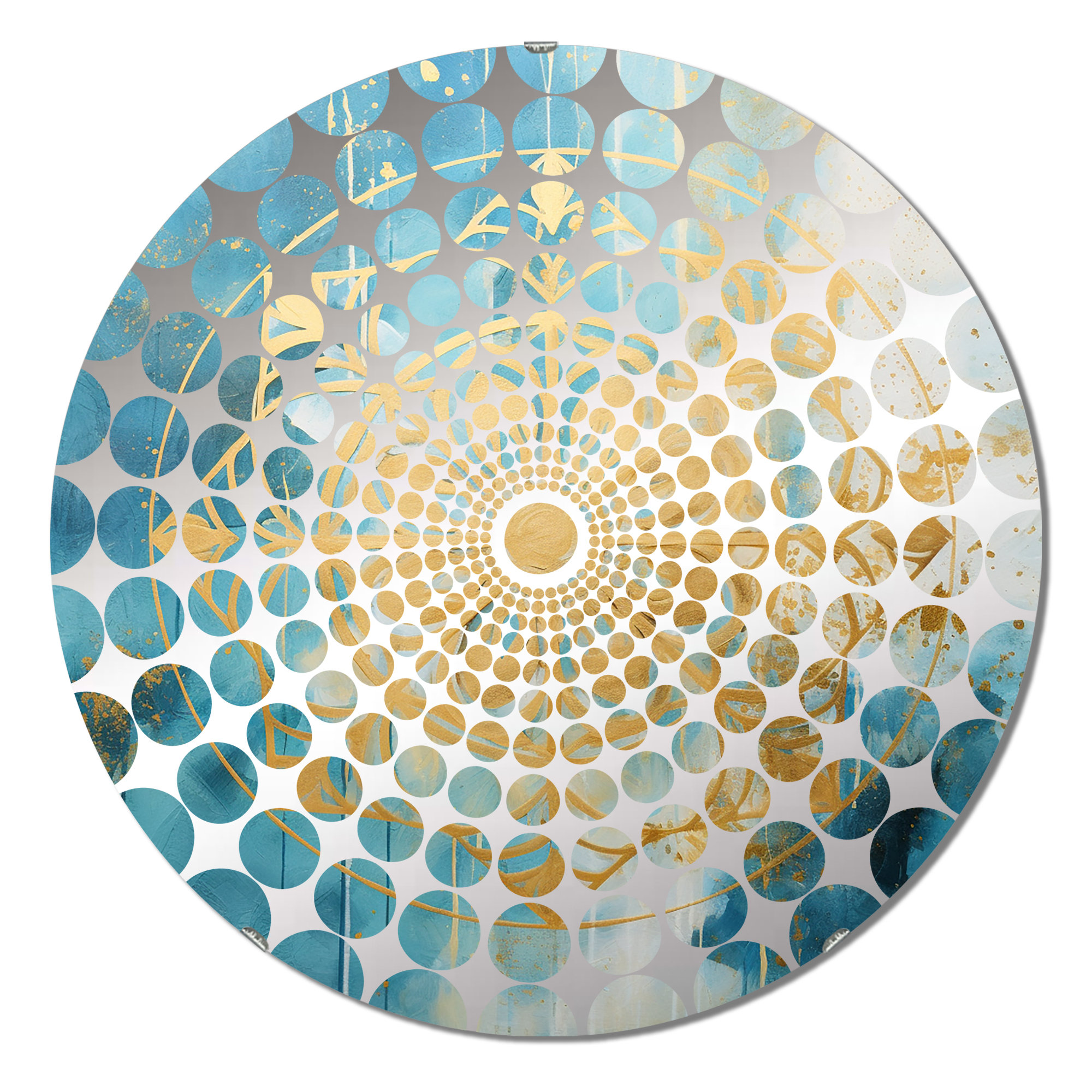 East Urban Home Galador - Concentric Circles Decorative Mirror | Wayfair