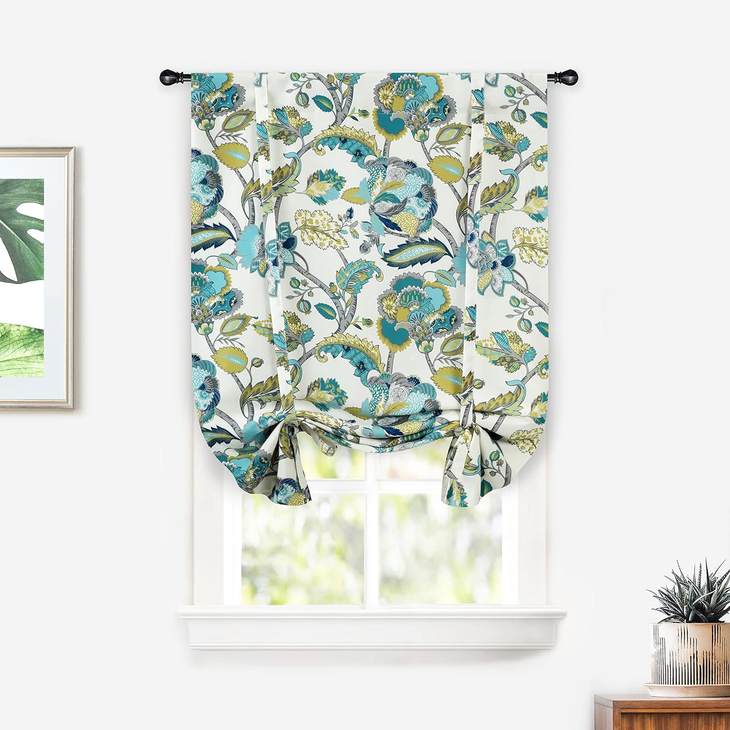 Alcott Hill® Caylie Tie Up Curtain Panel | Wayfair