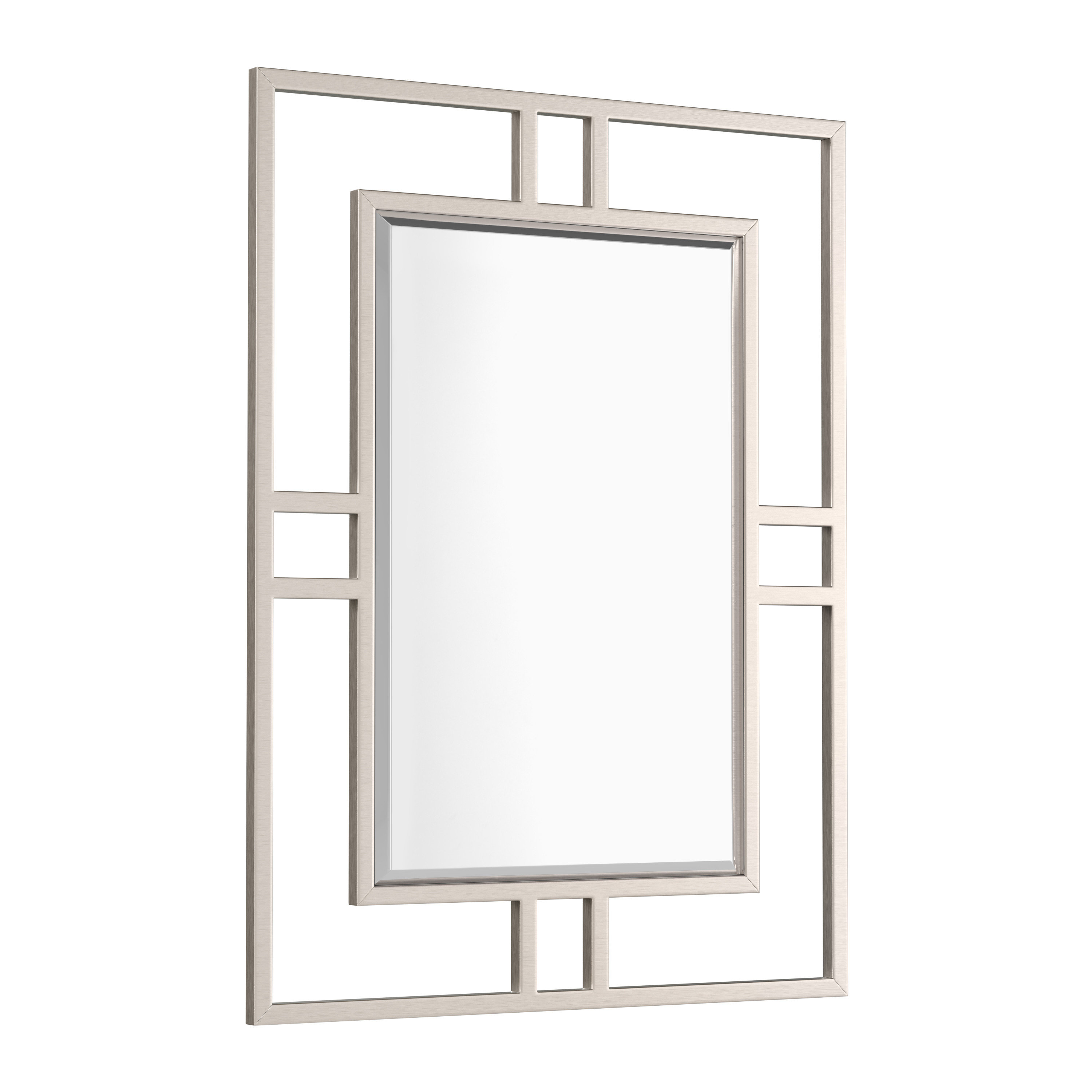 James Martin Vanities Brenlyn 30" W x 40" H Stainless Steel Framed ...