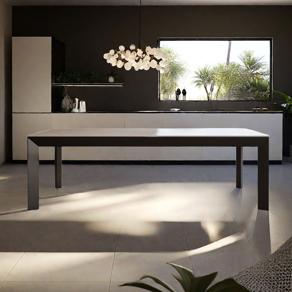 Lane Design Italian minimalist rectangular family dining table ...