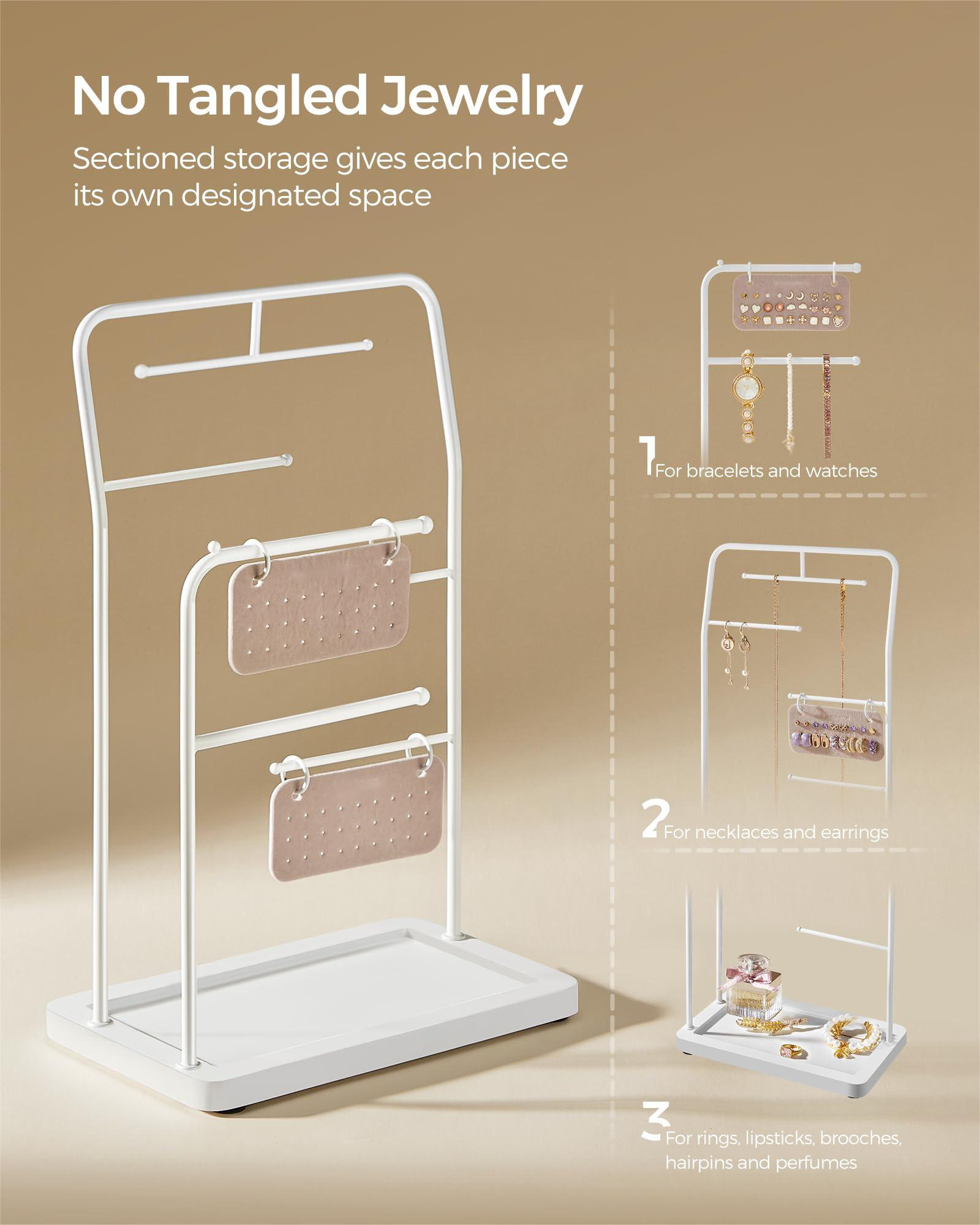 17 Stories Jewelry Stand, Jewelry Organizer, Jewelry Display Holder ...