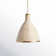 Birch Lane™ Maskia 1 - Light Beige/Gold Bell Pendant | Wayfair
