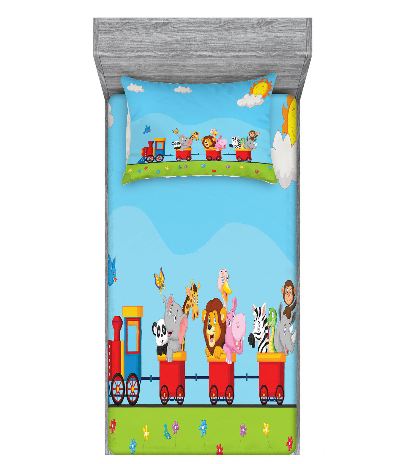 Ambesonne Cartoon Microfiber Sheet Set | Wayfair
