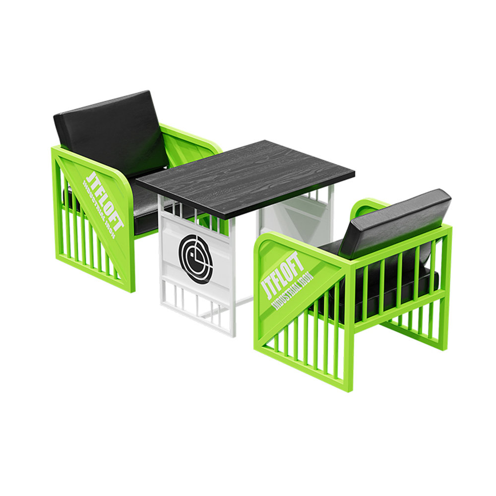 Industrial Style Sofa Industrial Style Modular Furniture Booth | Wayfair