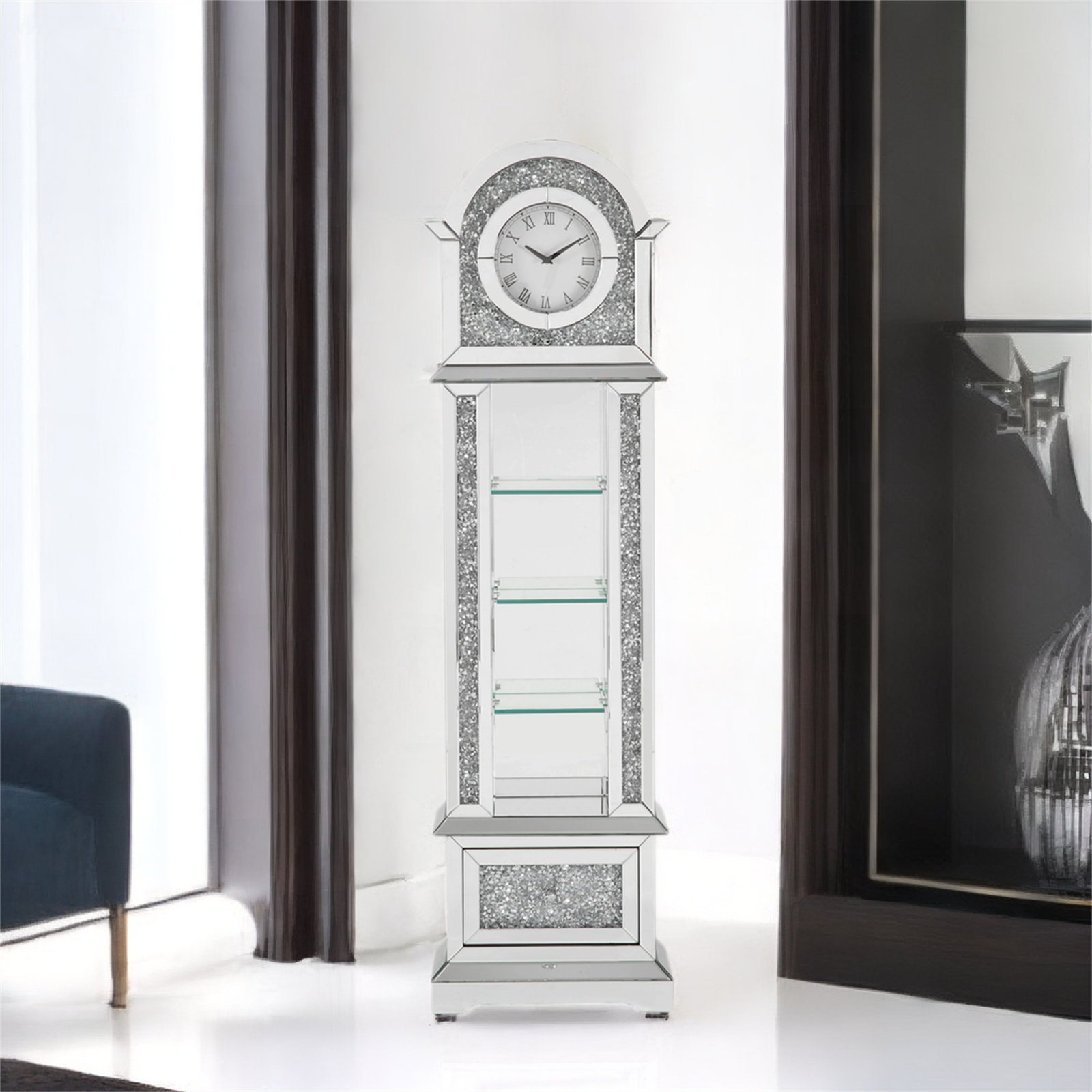 TONWIN 63'' H x 18'' W Wood Tower Display Case | Wayfair