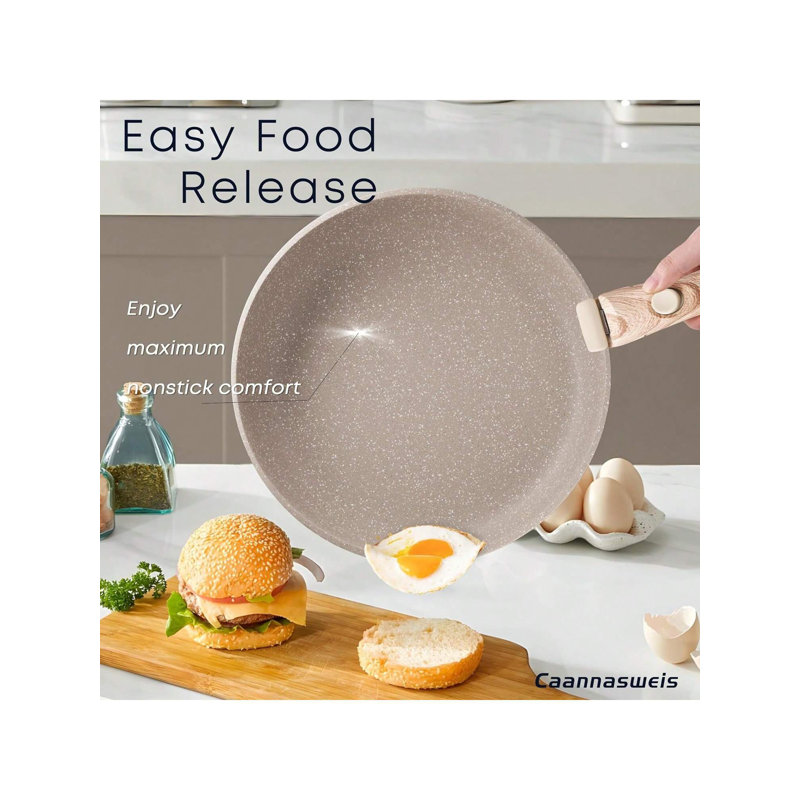 caannasweis 11 - Piece Detachable Handle Cookware Set & Reviews | Wayfair