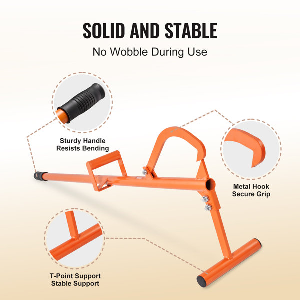 VEVOR Timberjack Log Lifter 4 in 1 Log Roller 46.5 in Logging Forestry ...