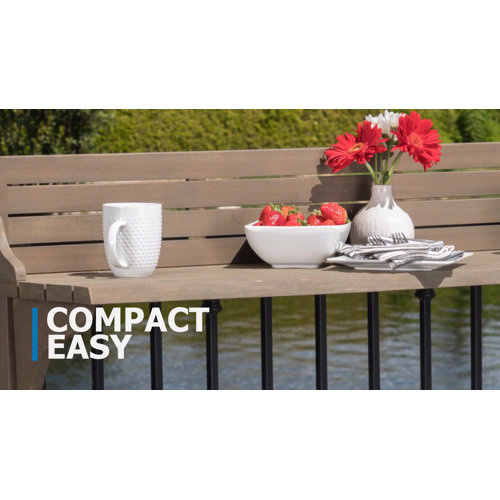 Bay Isle Home Bushnell Solid Wood Balcony Table & Reviews | Wayfair