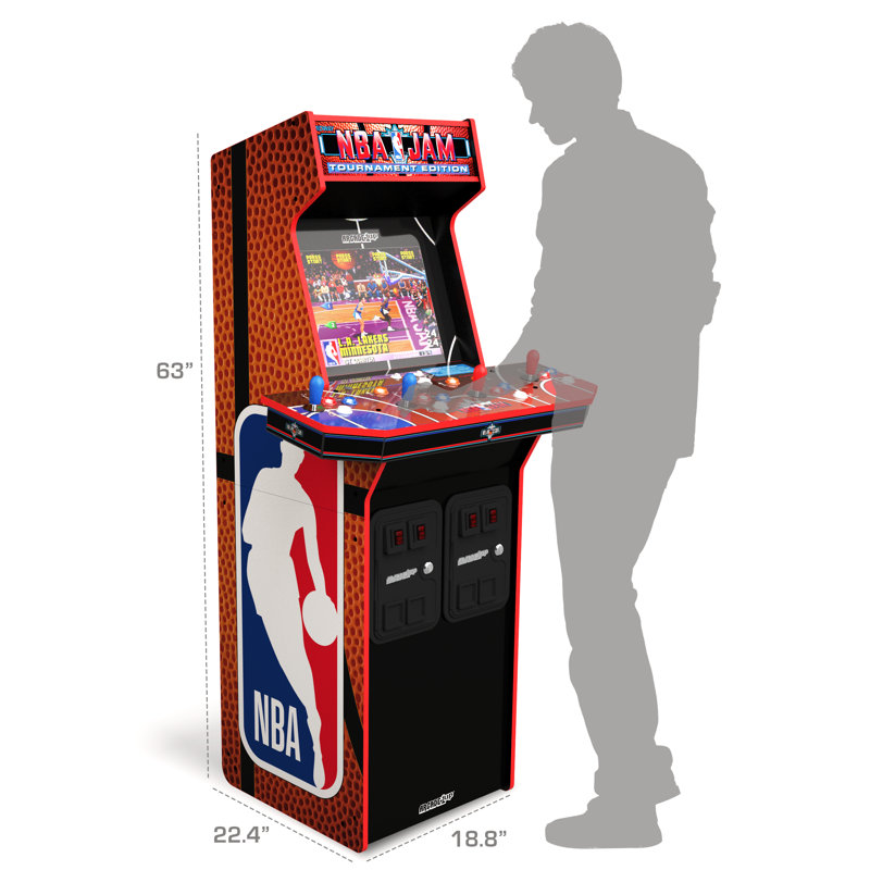 Arcade 1Up Arcade1up NBA Jam 30th Anniversary Deluxe Arcade Machine 3 ...
