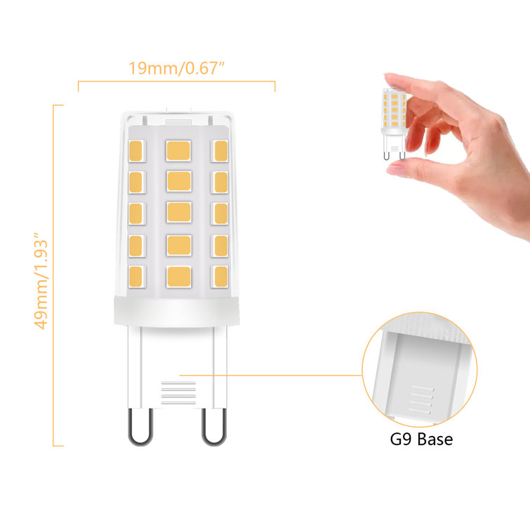 Maxax 30 Watt Equivalent G9 G9/Bi-pin LED Bulb & Reviews - Wayfair Canada