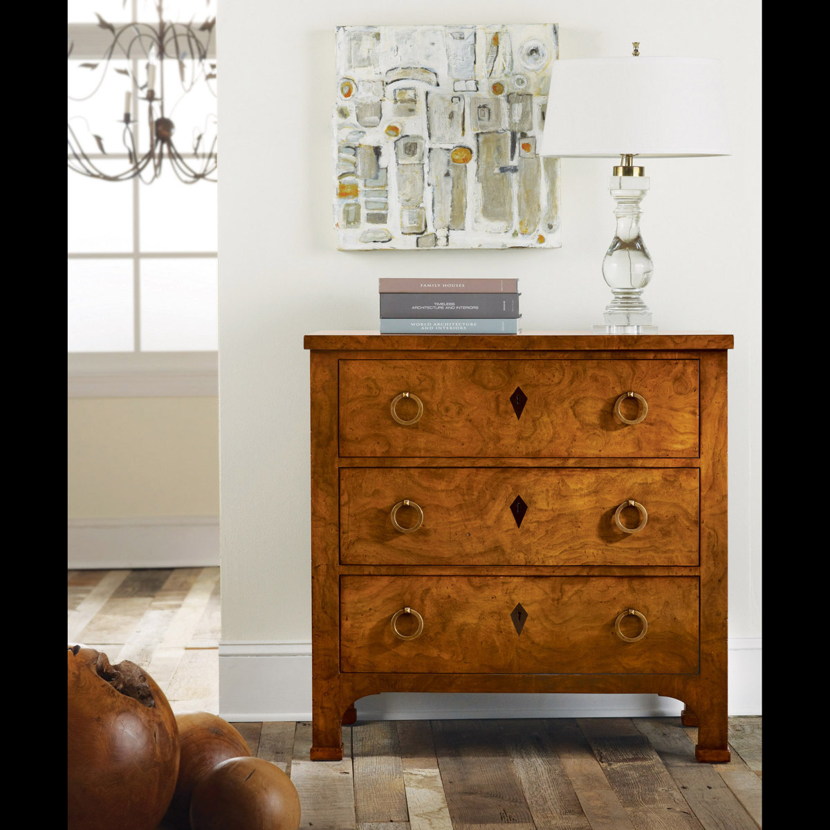 Modern History Home Continental 3 Drawer Accent Chest | Perigold