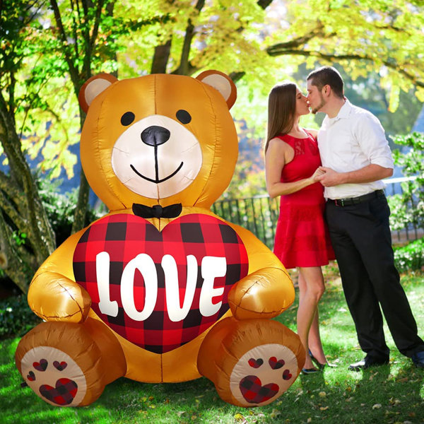 The Holiday Aisle® Inflatable Bear | Wayfair