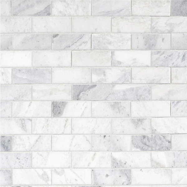 dCOR design 1" x 1" Marble Mosaic Tile | Wayfair