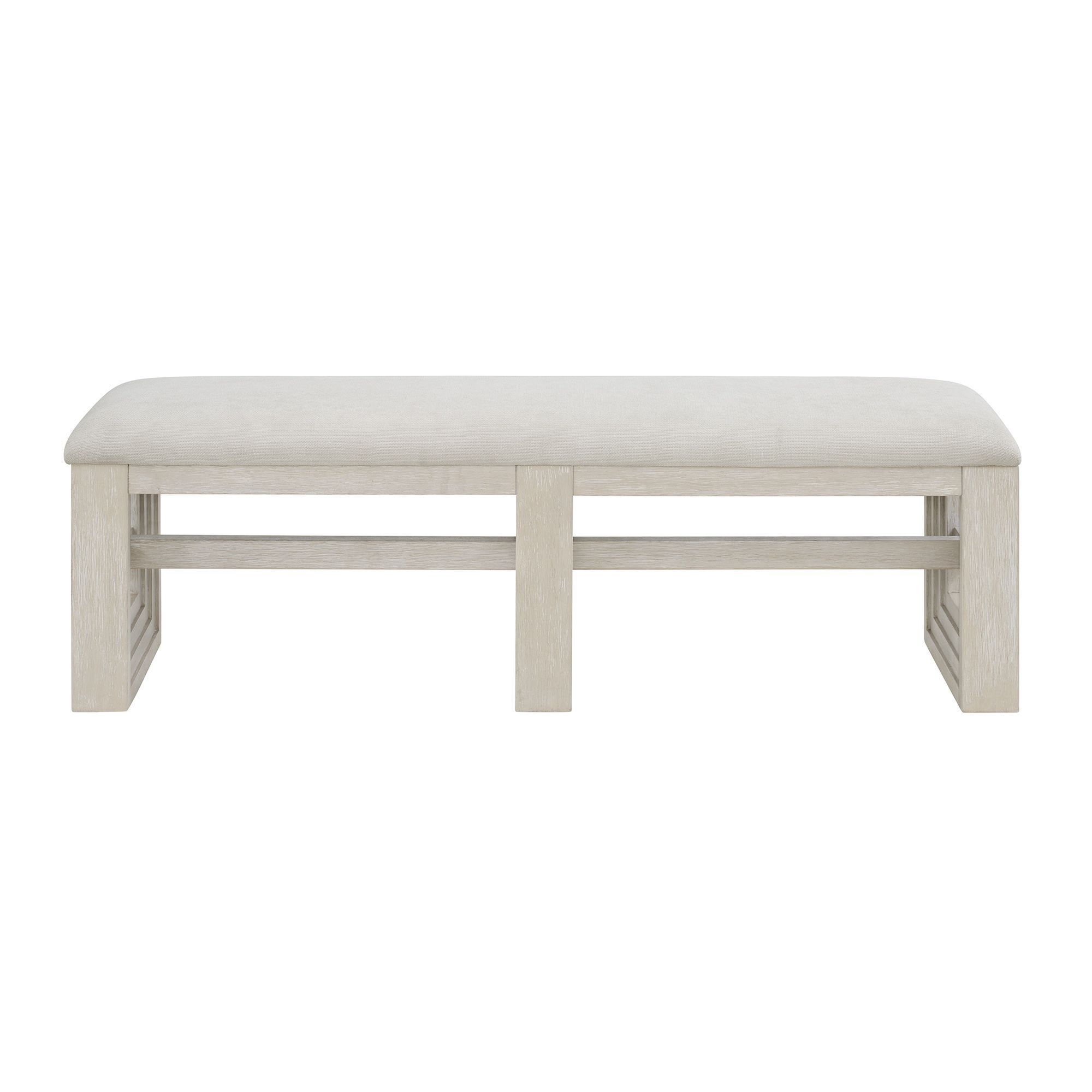 Latitude Run® Randell Dining Bench in Antique White | Wayfair