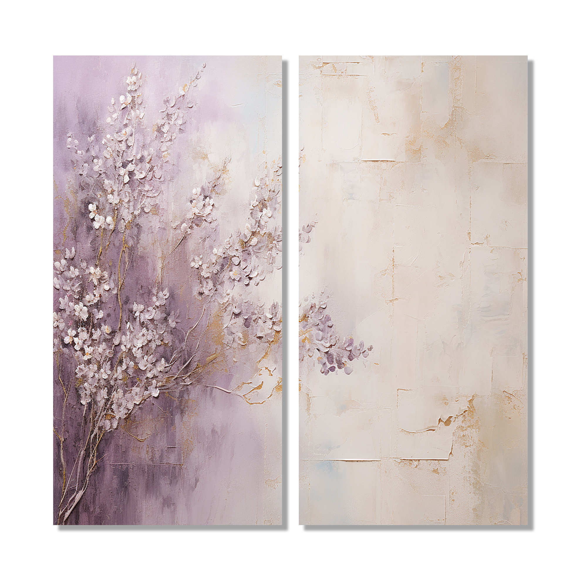 Lark Manor™ Blooming Lilac Melody II - Purple Traditional Wall Art | Wayfair