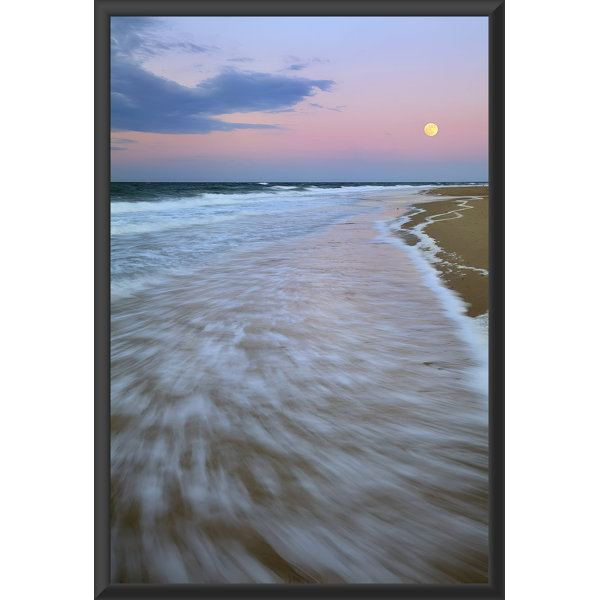 Dovecove Cape Cod Moonset - 20 x 30 Inch - Engineered Wood Framed ...