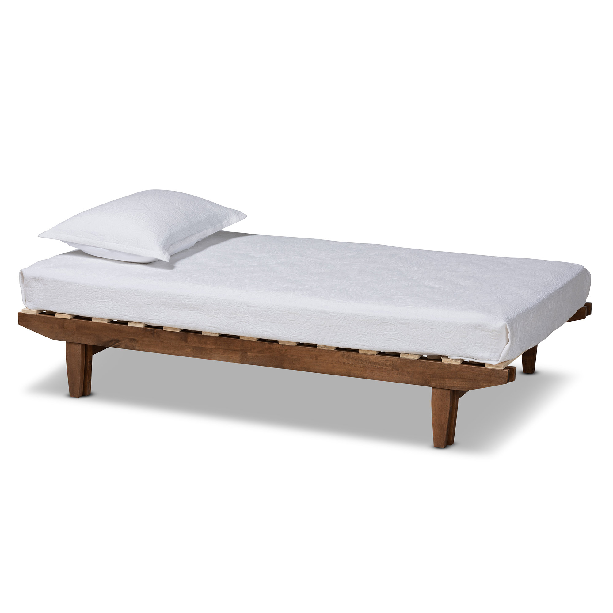 Wade Logan Laline Wood Expandable Bed Frame & Reviews - Wayfair Canada
