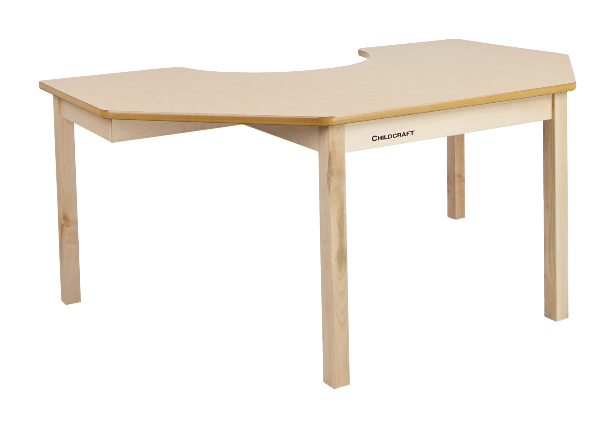 Childcraft Wood Kidney-Shaped Kids Writing Table | Wayfair
