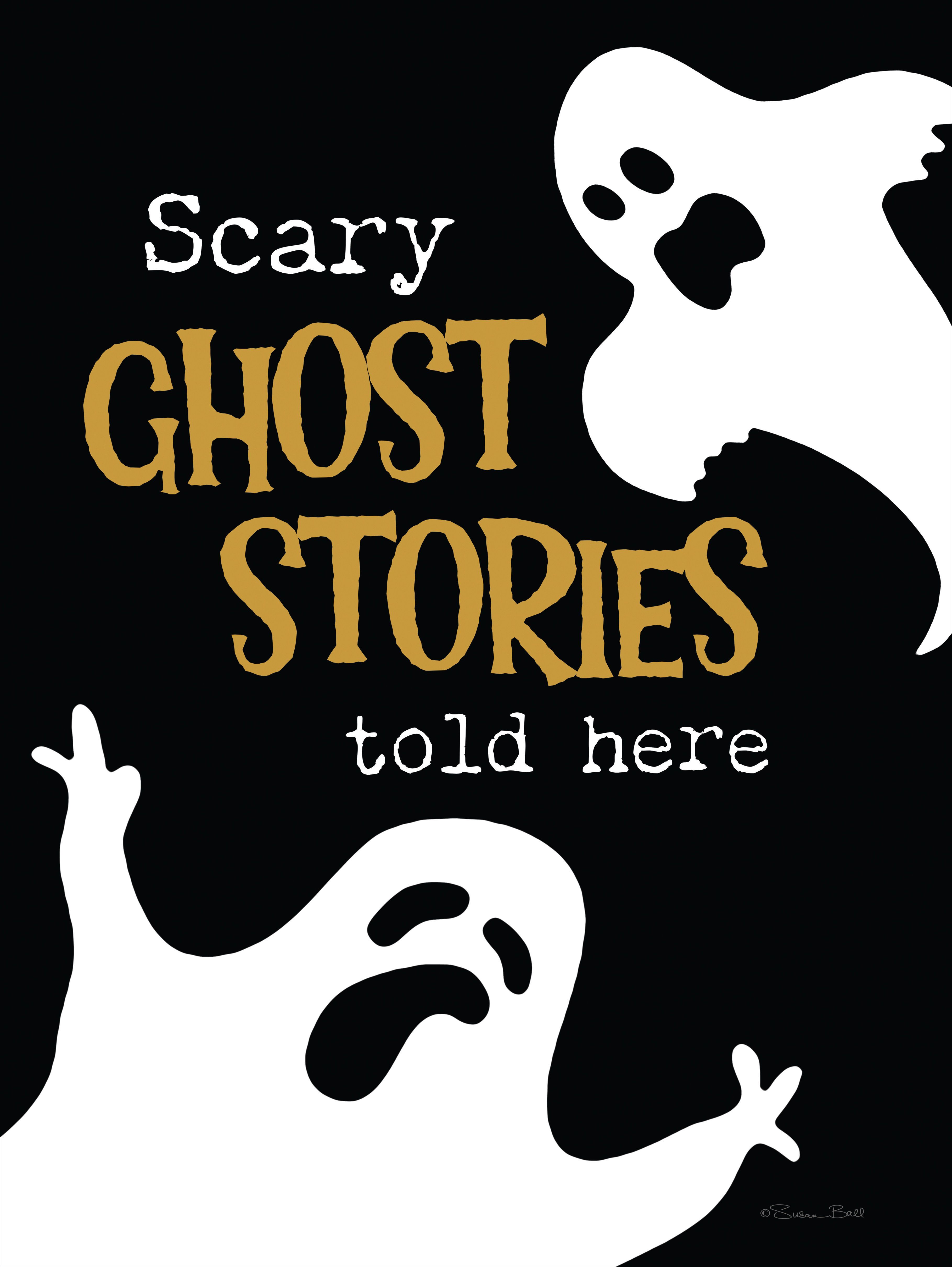 The Holiday Aisle® Ghost Stories On Canvas by Susan Ball Print | Wayfair