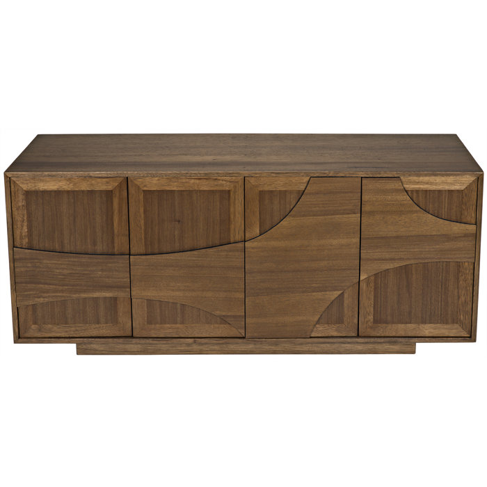 Noir Collage 75'' Solid Wood Sideboard | Wayfair