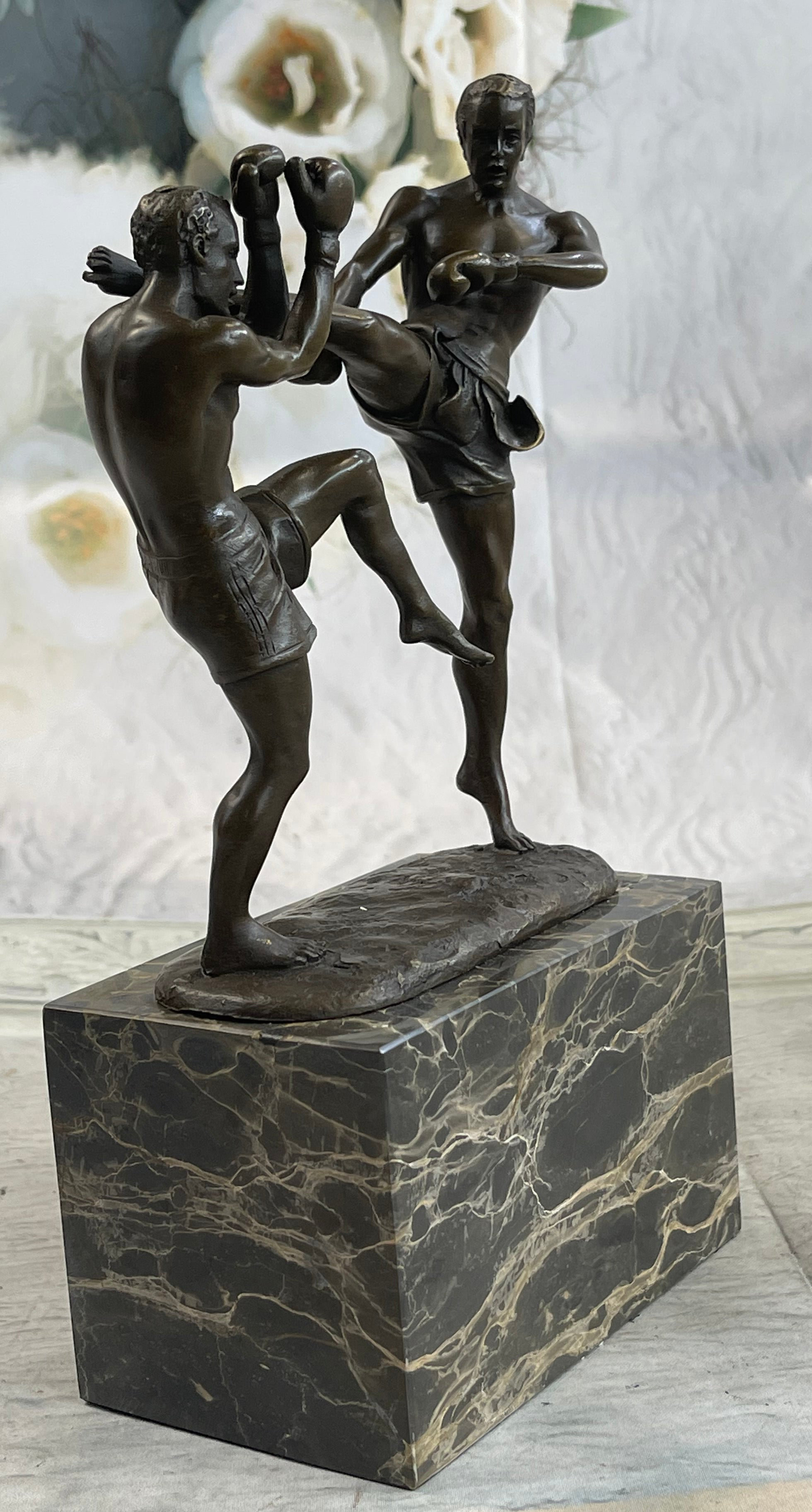 Charlton Home® Yountville Signed Original Milo Kick Boxer Boxers Bronze ...