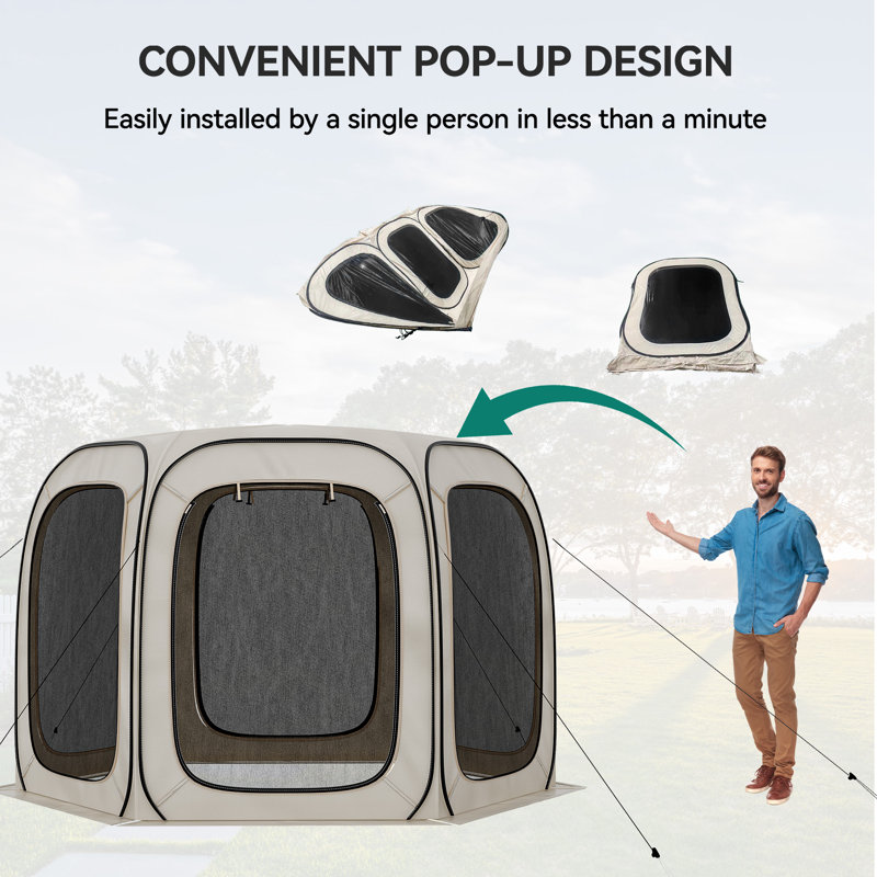 Balconera Instant Pop-Up Tent, Outdoor Bubble Tent, Portable Screen ...