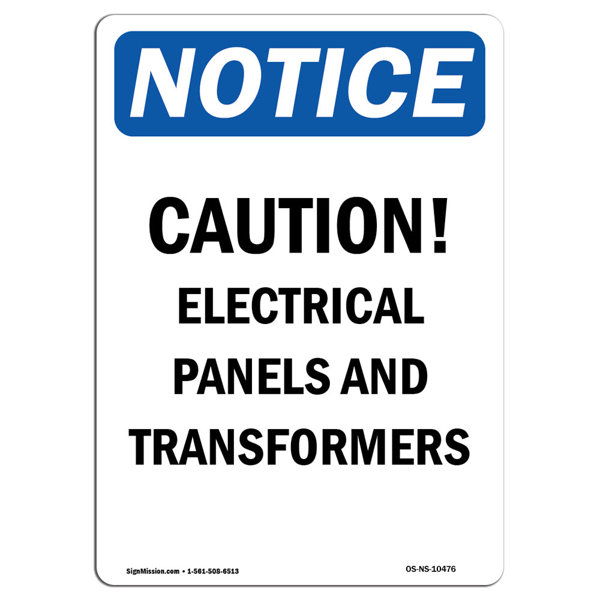 SignMission Caution Electrical Panels and Transformers Sign | Wayfair
