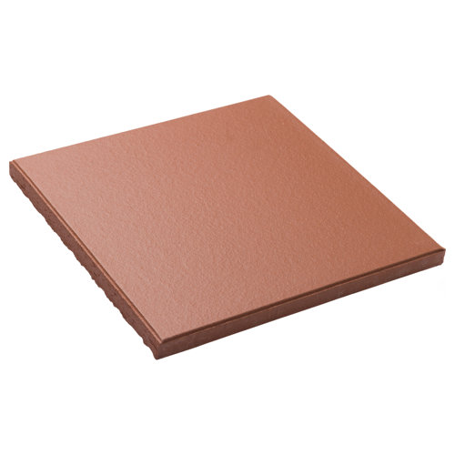 Merola Tile Klinker 8"x 8" Ceramic Floor and Wall Quarry Tile in Red ...